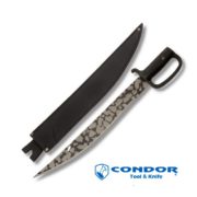Condor 10 1/2 Inch Mini Duku Parang with Sheath - MacheteSpecialists.com