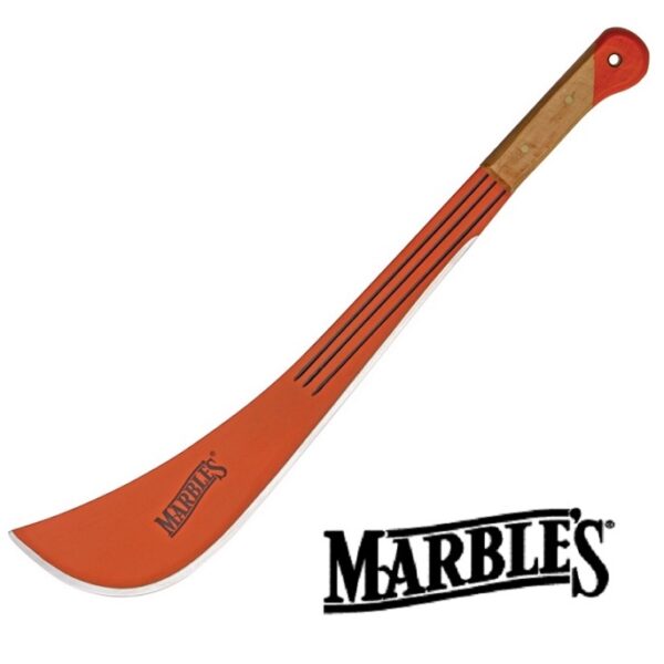 Marble's 18 Inch Swamp Master Machete with Orange Finish ...