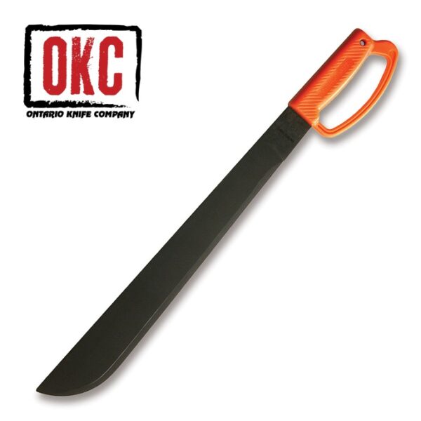 Ontario 17 3/4 Inch Field Machete with Orange handle ...