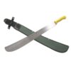 Hansa 24 Inch Tres Canales Gallo Machete with Yellow Handle ...