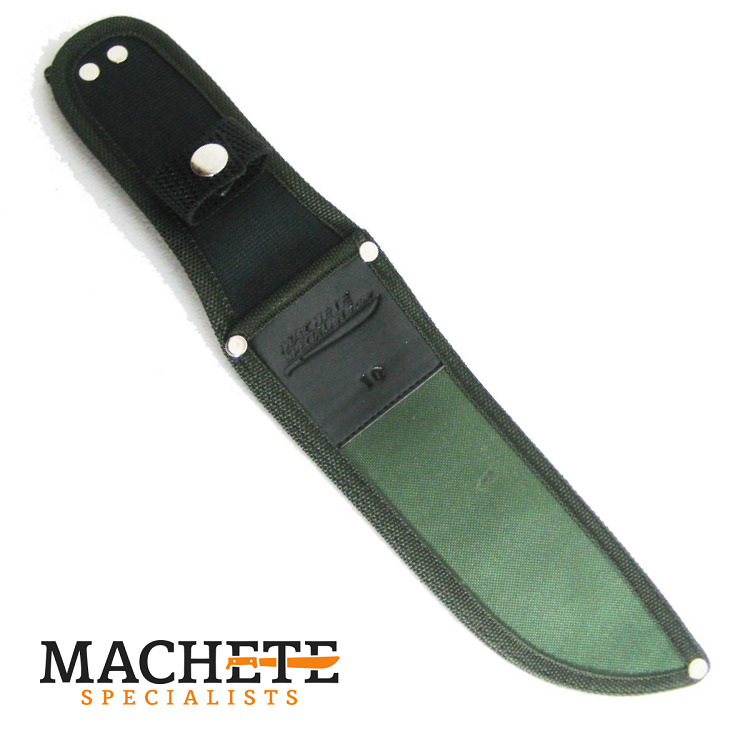 Green Canvas 10 Inch Bush Machete Sheath - MacheteSpecialists.com