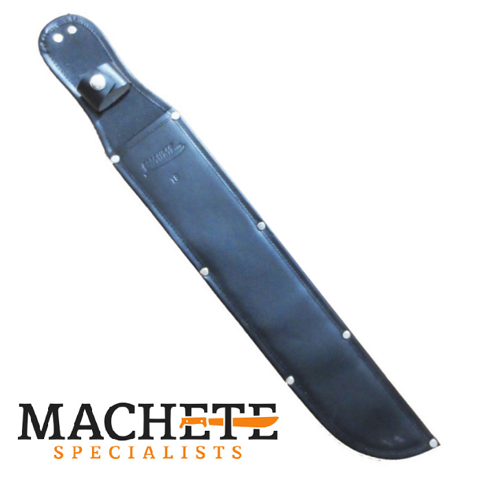 Black Synthetic Leather 18 Inch Bush Machete Sheath ...