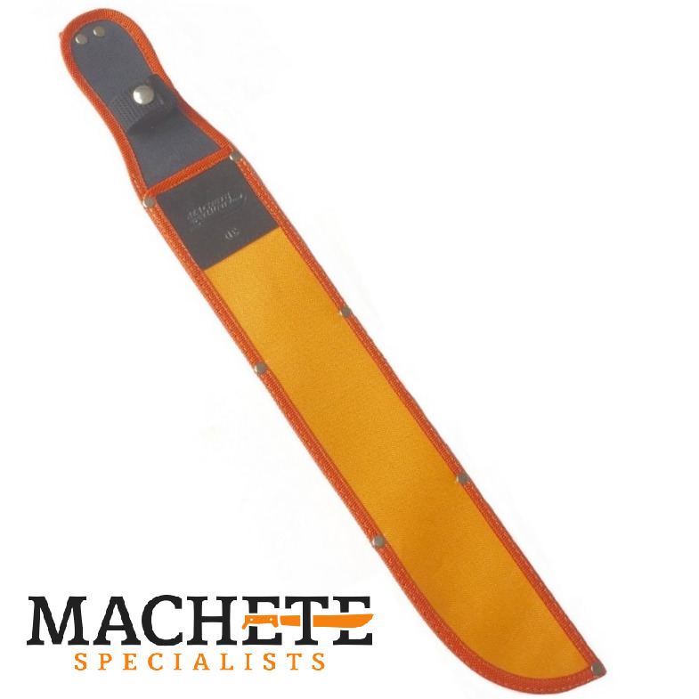 Orange Canvas 18 Inch Bush Machete Sheath - MacheteSpecialists.com