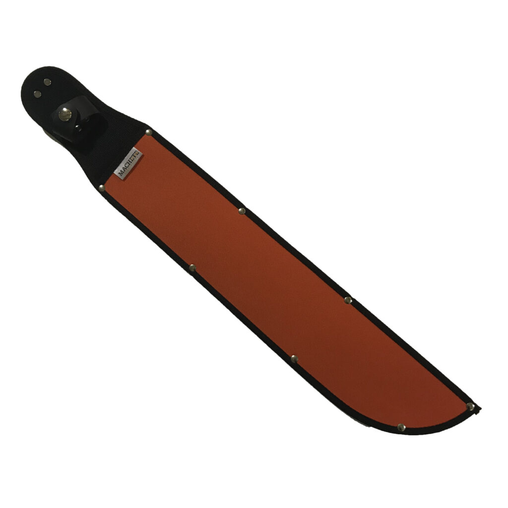 Orange Canvas 18 Inch Bush Machete Sheath - MacheteSpecialists.com