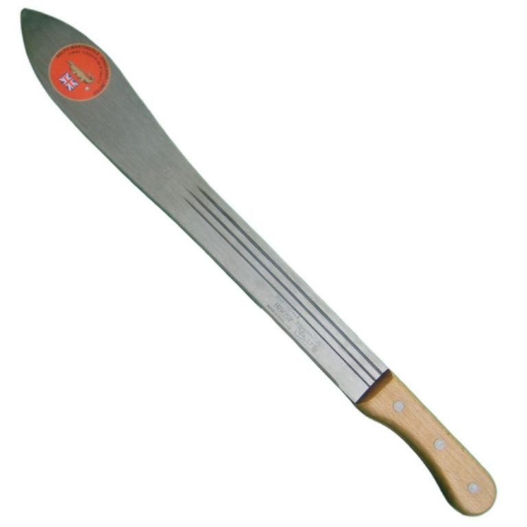 Martindale 18 Inch Pointed Bolo Machete with Wooden Handle ...